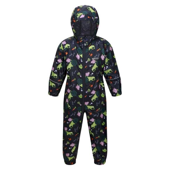 Regatta | Other | Regatta Childrenskids Pobble Peppa Pig Tractor Waterproof Puddle Suit Navy ...